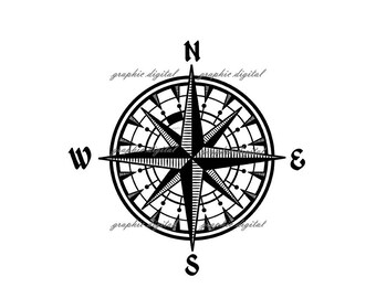 Antique compass | Etsy