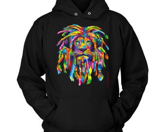 Rasta hoodie | Etsy