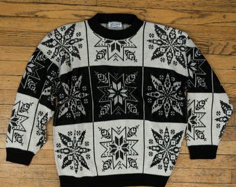 Snowflake sweater | Etsy