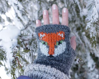 Knit fox | Etsy