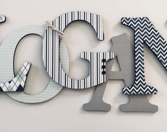 Navy mint grey | Etsy