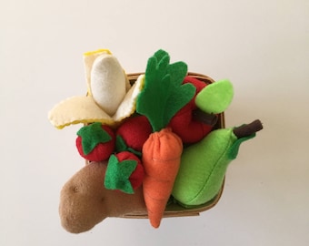 Felt play food | Etsy