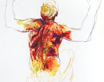 contemporary original figure paintings and by derekoverfieldart