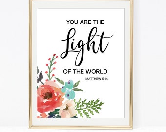 Scripture Art Photography Bible Verse Print Matthew 6