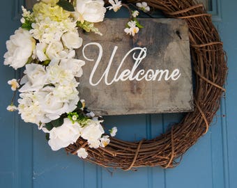 Slate welcome sign | Etsy
