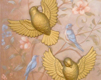 Bird wall hanging | Etsy