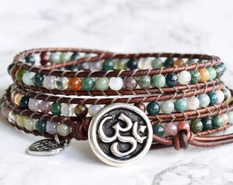 Yoga Jewelry Yoga Bracelet Yoga Silk Wrap Bracelet Yoga