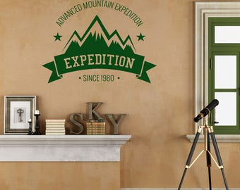 Camping sticker | Etsy