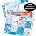 Aunt Flo Stickers for planner calendar Functional planner