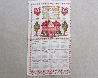 Shabby chic calendar | Etsy