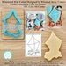 Whimsical Kite Cookie Cutter & Fondant Cutter Guideline