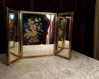 Trifold mirror | Etsy