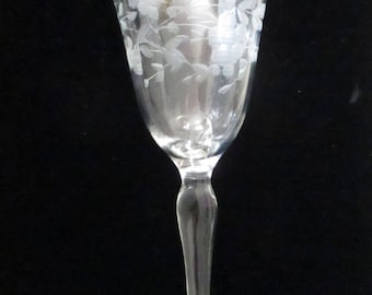 Crystal stemware | Etsy