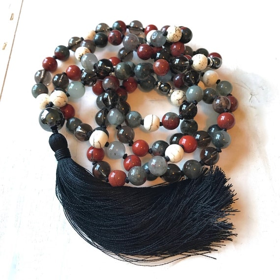 Root Chakra Mala Beads, Bloodstone Mala Beads, Base Chakra Mala ...