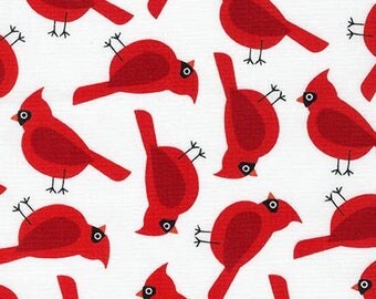 Cardinal fabric | Etsy