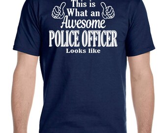 Police officer shirt | Etsy