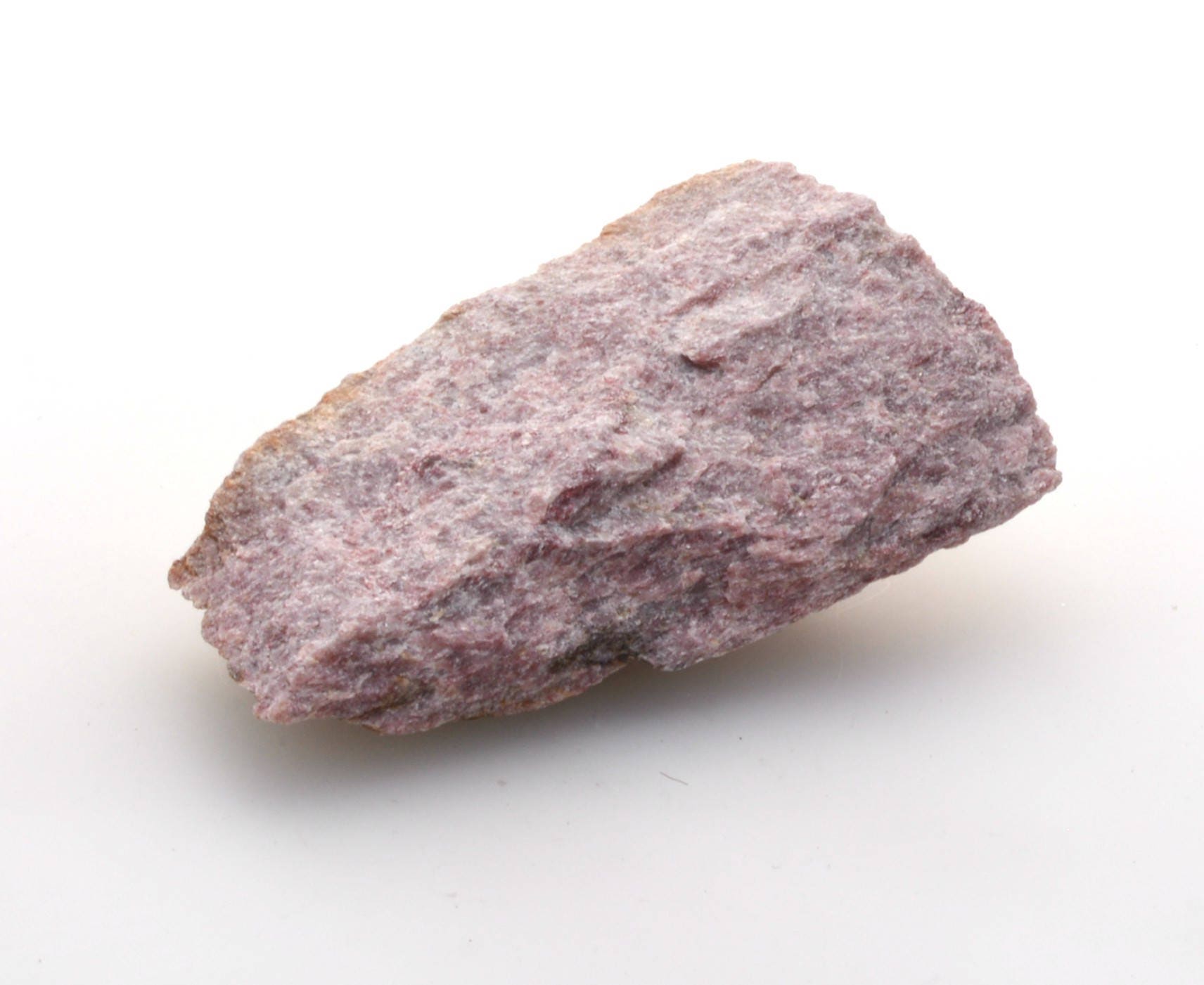 raw thulite crystal rough thulite in mica schist raw pink