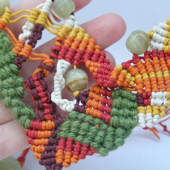 Handmade jewelry beaded jewelry macrame jewelry by MatthiolaBeads