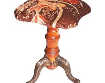 Antique piano stool | Etsy