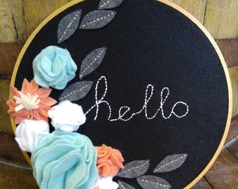 Felt wall hanging | Etsy