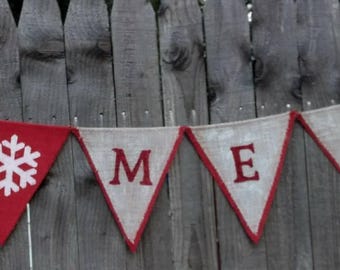 Burlap christmas | Etsy