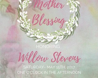 Blessing invitation | Etsy