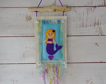 Mermaid wall hanging | Etsy