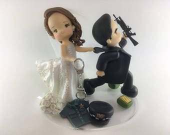 Police cake topper | Etsy