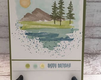 Nature birthday card | Etsy