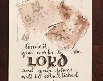 Proverbs 16 3 | Etsy