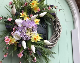 Spring door wreaths | Etsy