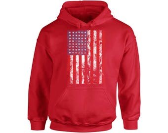 American flag hoodie | Etsy