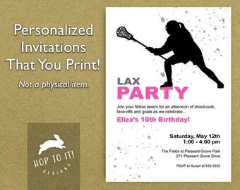Lacrosse party | Etsy