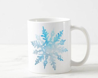 Snowflake mug | Etsy