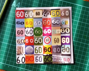 60th birthday card | Etsy