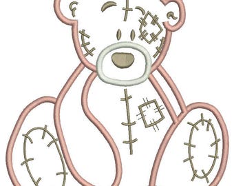 Teddy Bear Embroidery Design