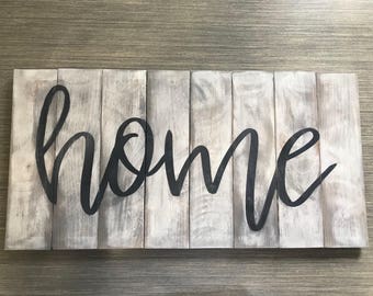 Home sign | Etsy