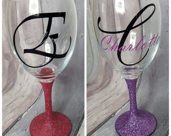 Personalised glass | Etsy