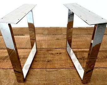 Chrome table legs | Etsy