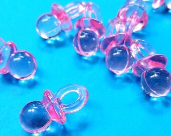 Pink pacifier | Etsy