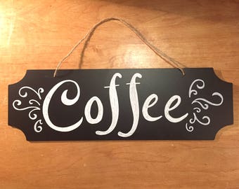 Coffee chalkboard | Etsy