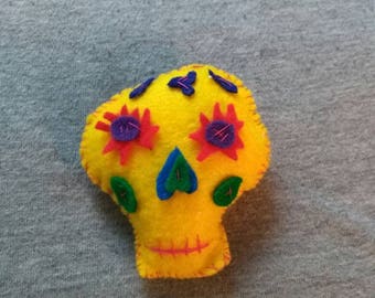 Felt sugar skull | Etsy