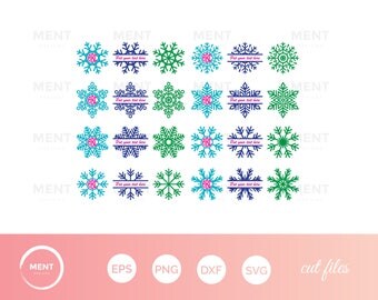 Snowflake monogram | Etsy