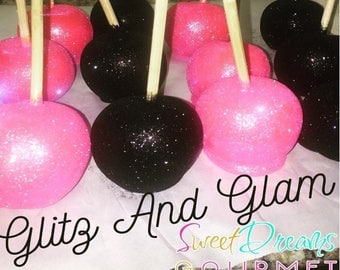 Glitter candy apples | Etsy