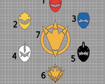 Power rangers decal | Etsy