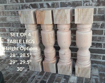 Farmhouse table legs | Etsy