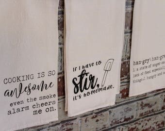 Funny tea towel | Etsy