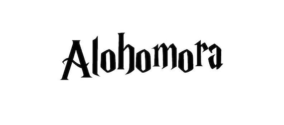 Alohomora, Alohomora Sign, Alohomora Key Holder, Key Hook, Harry Potter ...