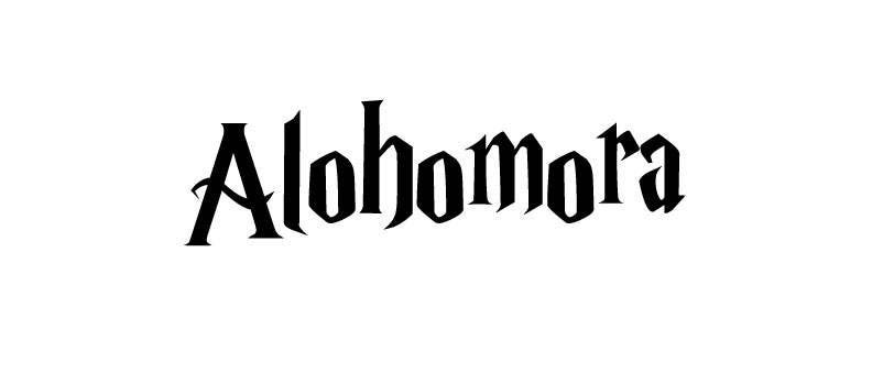 Alohomora, Alohomora Sign, Alohomora Key Holder, Key Hook, Harry Potter ...