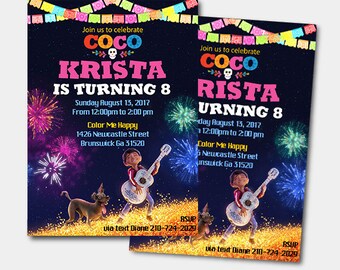 Coco invitations | Etsy